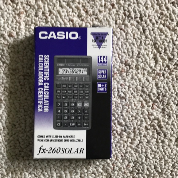 Casio | Other | New Casio Fx26 Solar Calculator | Poshmark